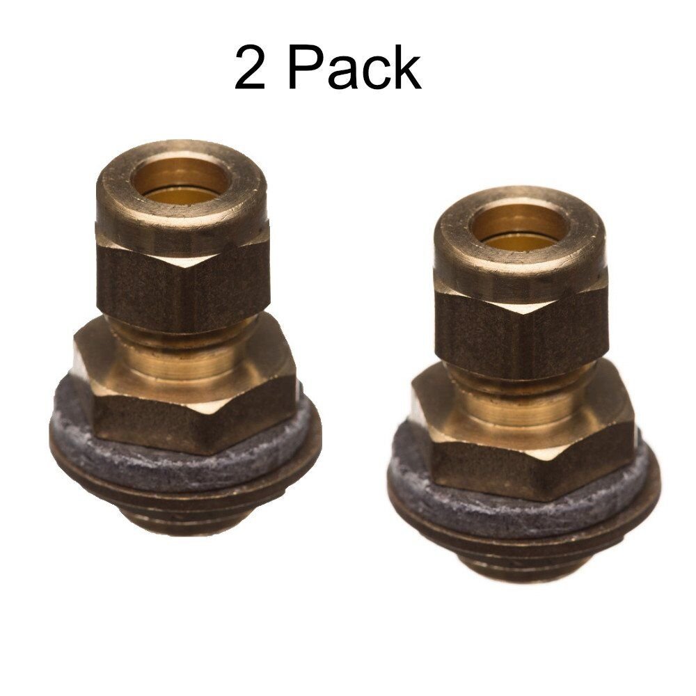 1/4" Brass BSP Compression Gland 8–8.5mm (2 Pack) | Heating Element ...