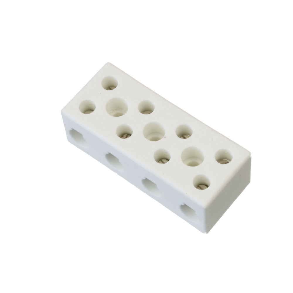 Ceramic Connector Blocks Four Pole | High Temperature Terminal Blocks