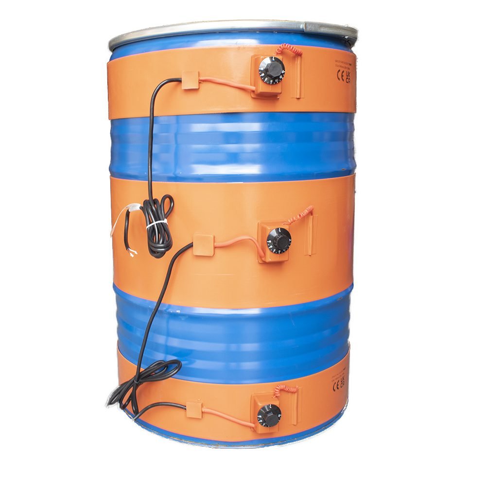 Silicone Drum Heater | Flexible 200L Drum Heating Jacket | 30-150°C