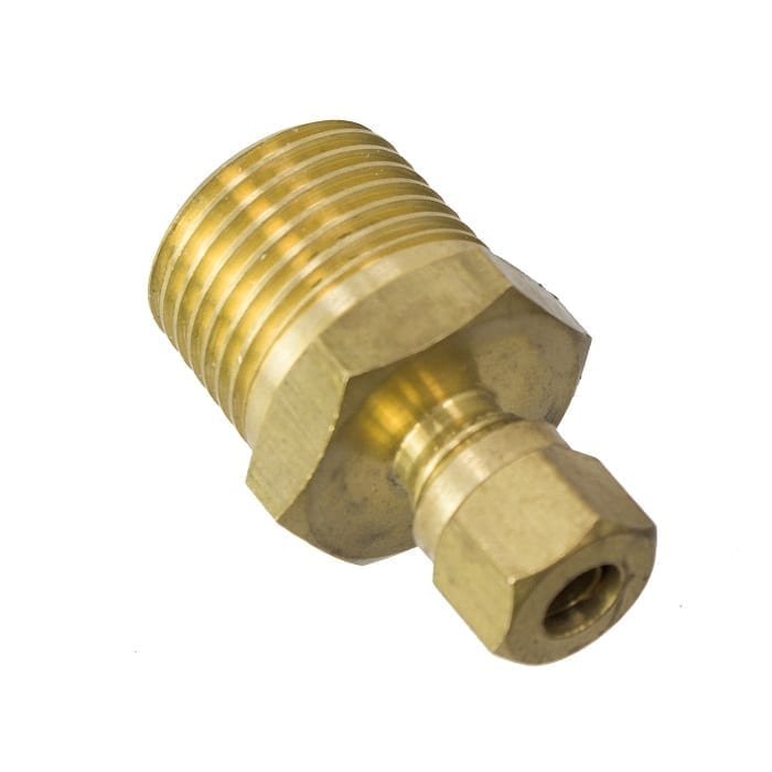 Brass BSPT Compression Glands | 1/8" to 1/2" Thread | 3-6mm Diameter