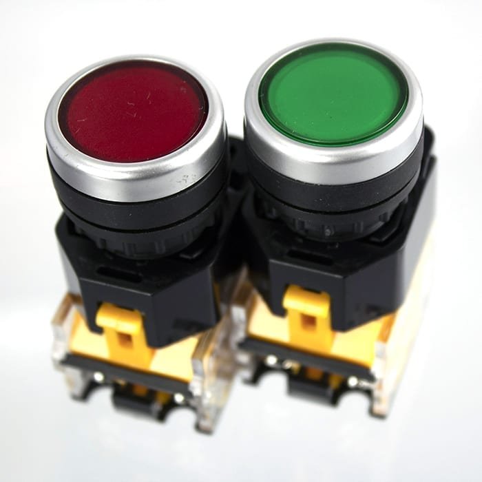 Latching Push Buttons Switch 22mm Mount 10A 380V DPST | UNDER ...