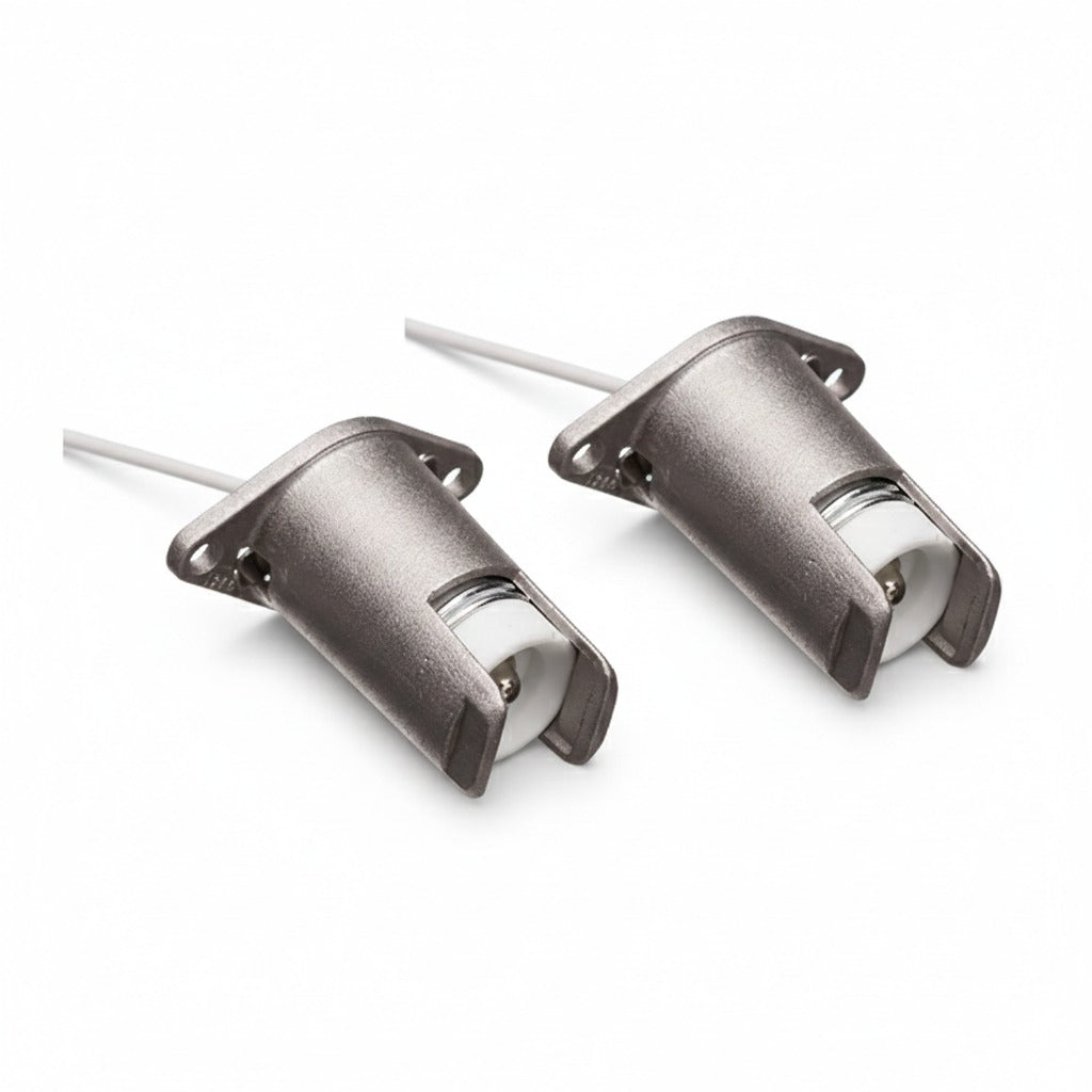R7S Alloy Lamp Holder R7S-YF-181C (Pair) | Heat-Resistant Lamp Holders