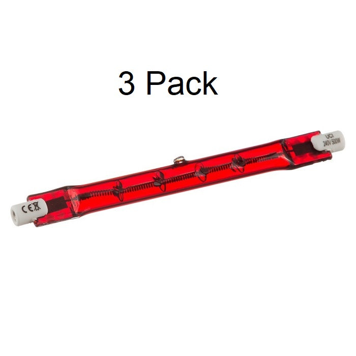 Ruby Infrared Lamps 500w 118-R7S (3 PACK) | UNDER CONTROL INSTRUMENTS LTD