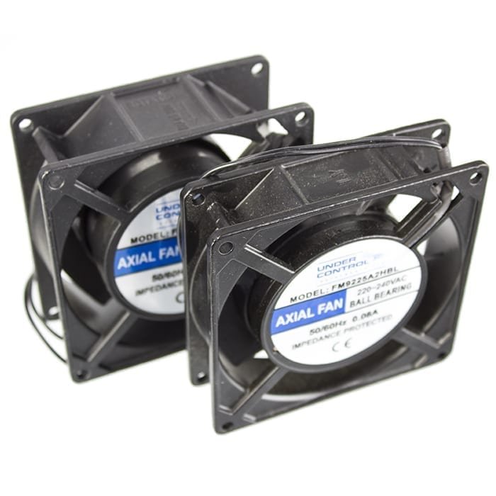 Axial Fans 80x80x38mm 230vac | UNDER CONTROL INSTRUMENTS LTD