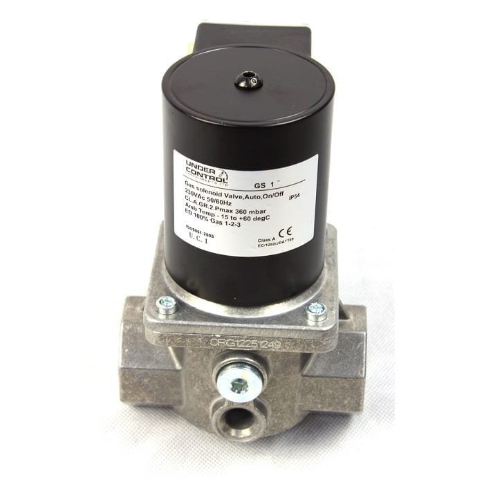3/4" Gas Solenoid Valve | UNDER CONTROL INSTRUMENTS LTD