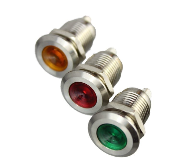 Panel Mount Indicators S.Steel 12mm | UNDER CONTROL INSTRUMENTS LTD