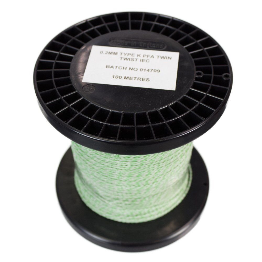 K Thermocouple Cable, Unscreened, PTFE Insulation, +260°C Max | UNDER ...